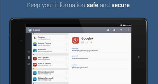 Top 5 Free Password Manager Apps for Android Device 2017